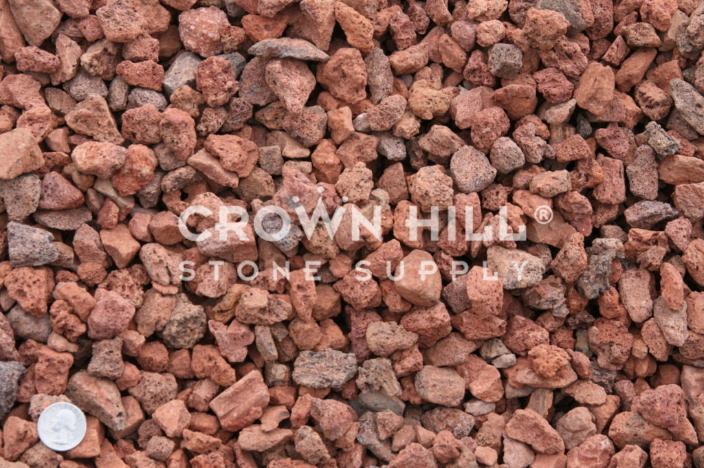 Red Lava Rocks | Crown Hill Stone Supply