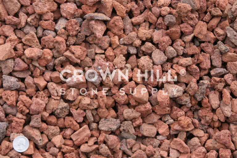 Red Lava Rocks | Crown Hill Stone Supply