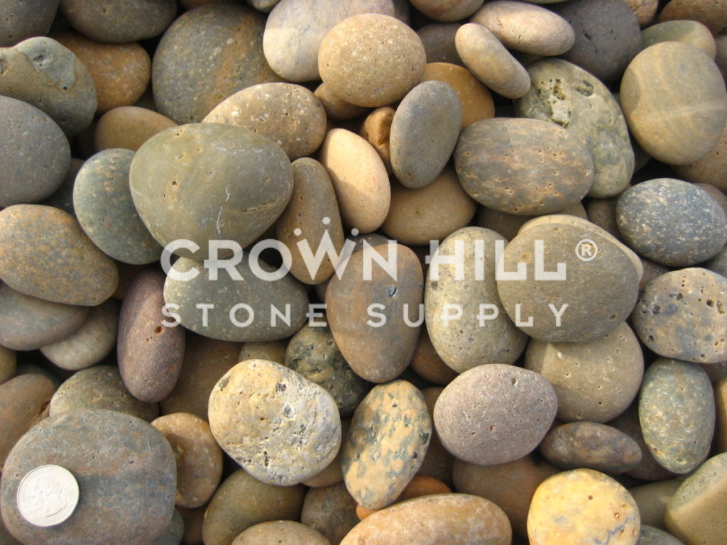 Blond Beach Pebbles | Crown Hill Stone Supply