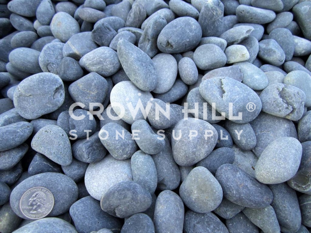 Black Beach Pebbles | Crown Hill Stone Supply