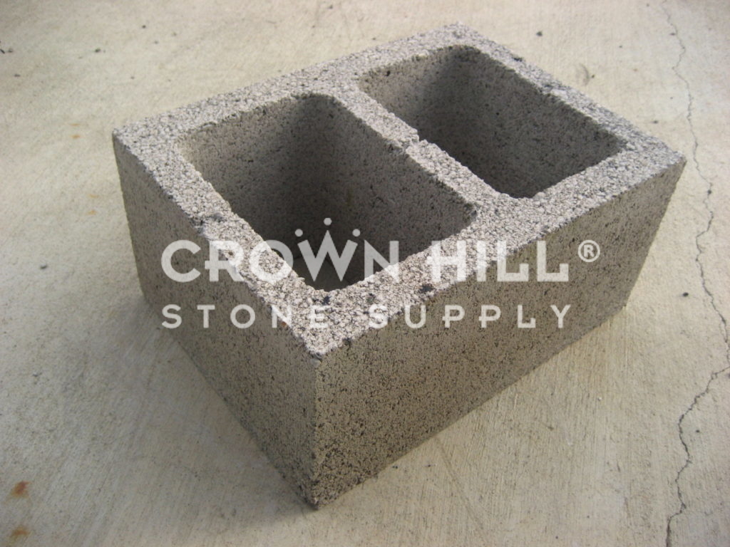 Gray Smooth Face Cinder Block | Crown Hill Stone Supply