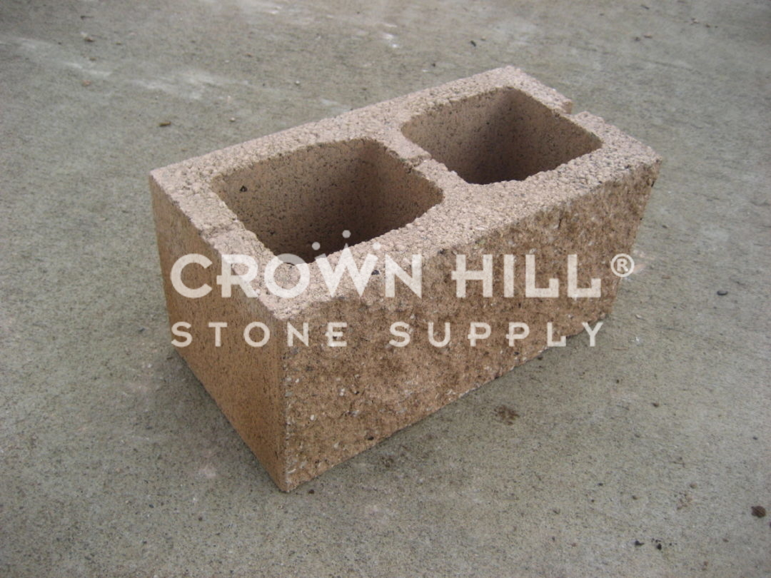 Tan Split Face Block | Crown Hill Stone Supply