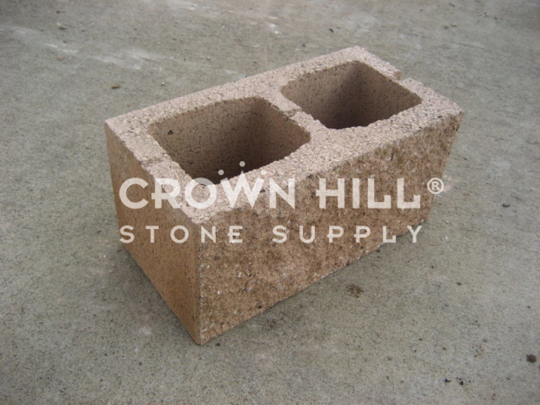 Tan Split Face Block | Crown Hill Stone Supply
