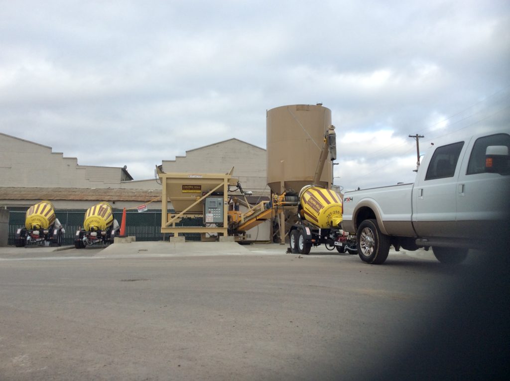 Mixing Trailer Haul | Crown Hill Stone Supply